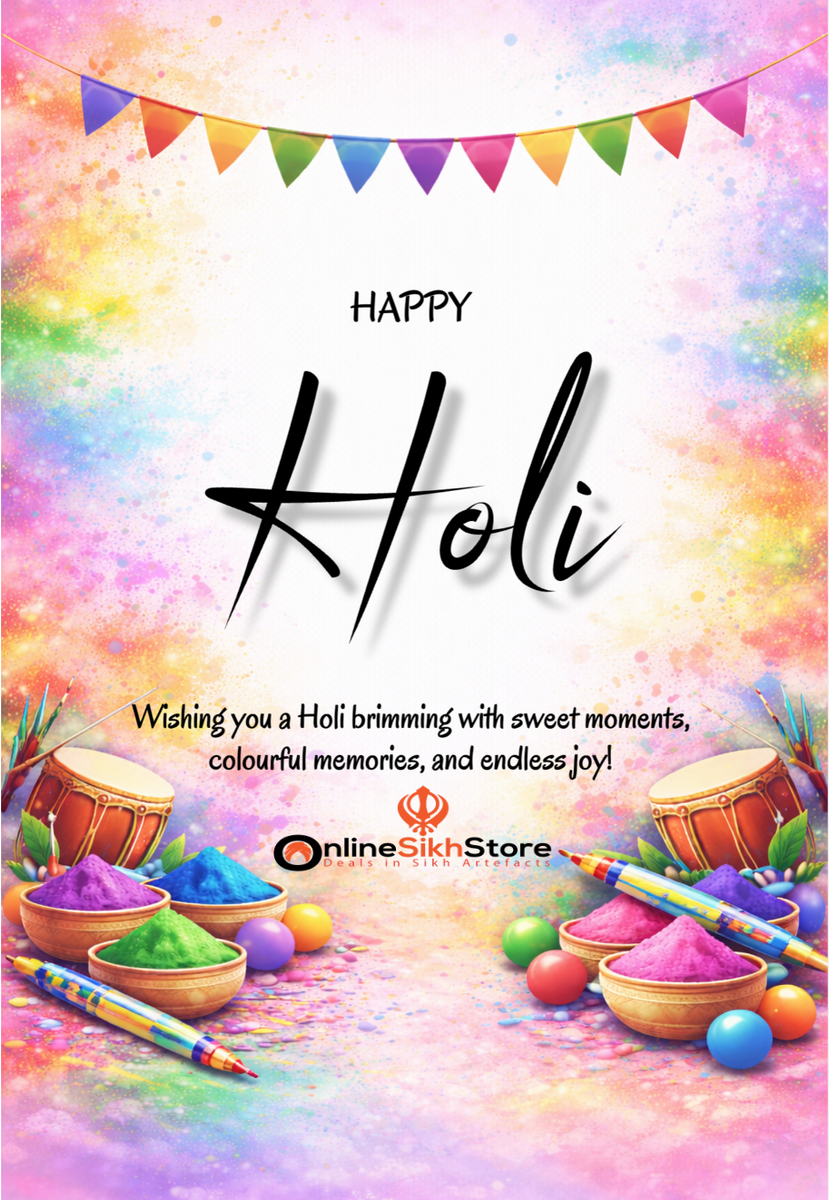 🌈 Happy Holi! 🌈 – www.OnlineSikhStore.com