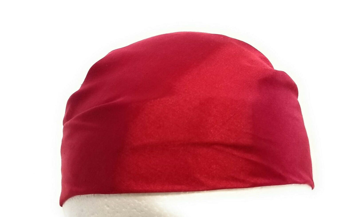 Sikh hindu kaur singh maroon plain bandana head wrap gear wedding marr ...