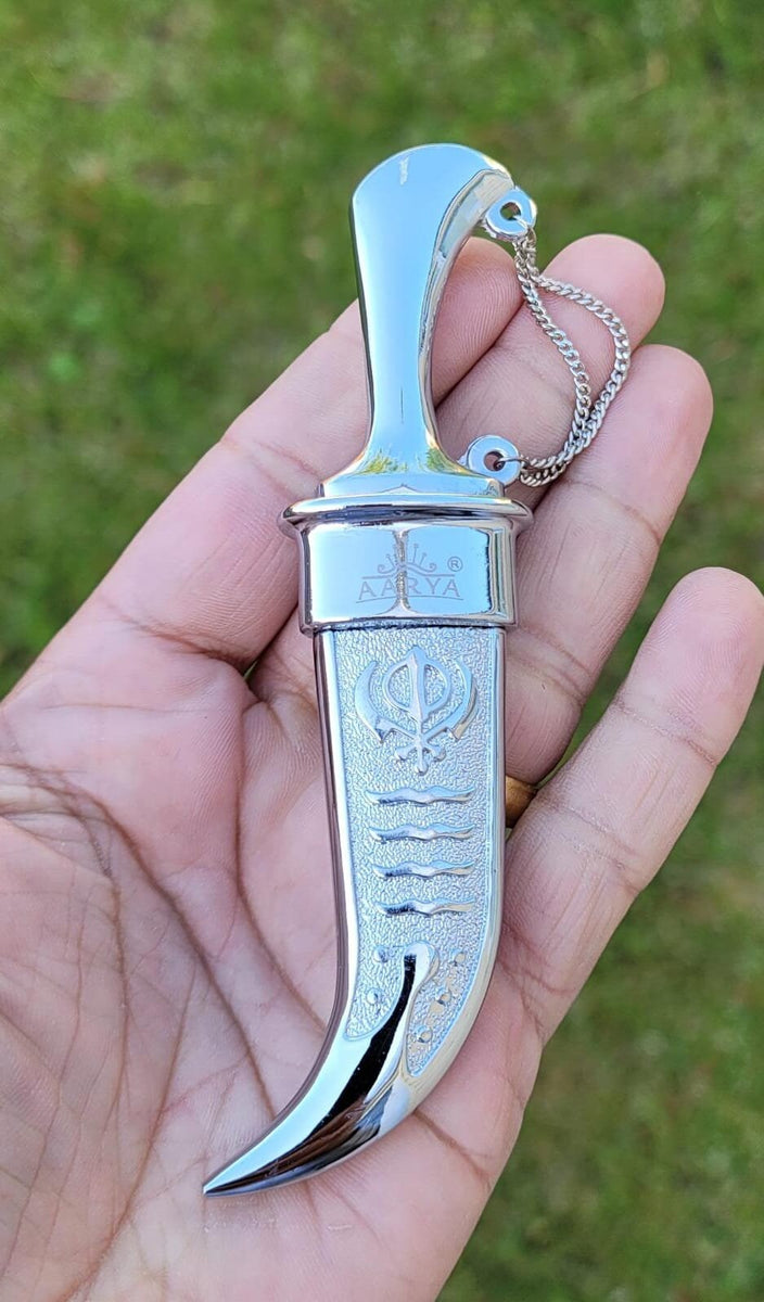 Sikh ceremonial Siri Sahib Stunning Stainless Steel Singh Kaur Kakaar ...