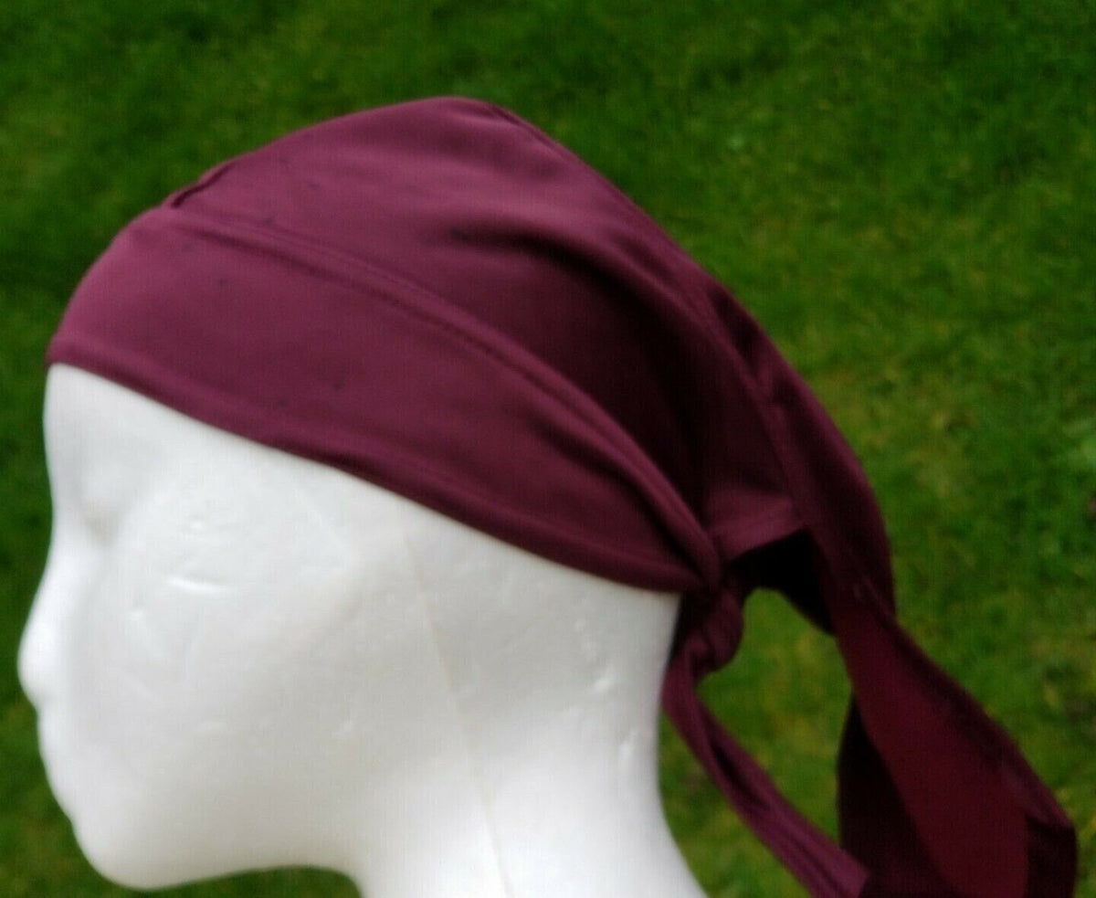 Sikh punjabi jean patka pathka turban bandana head wrap burgundy colou ...