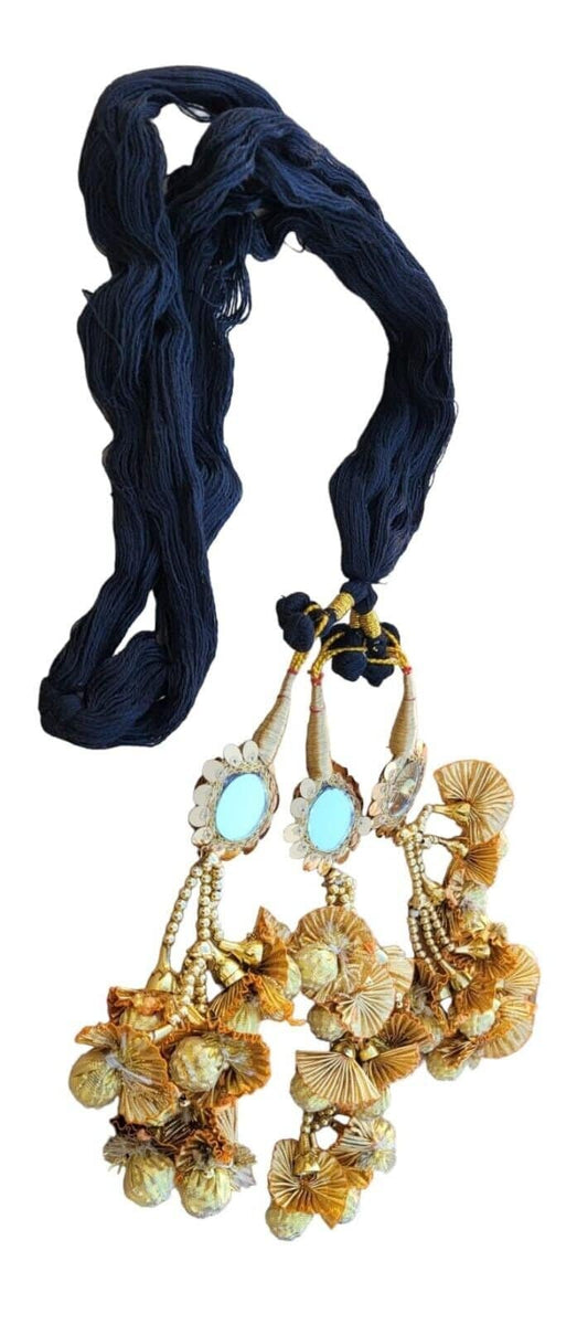 Indian punjabi parandi mehndi jaago mirror bridal patiala paranda hair ...