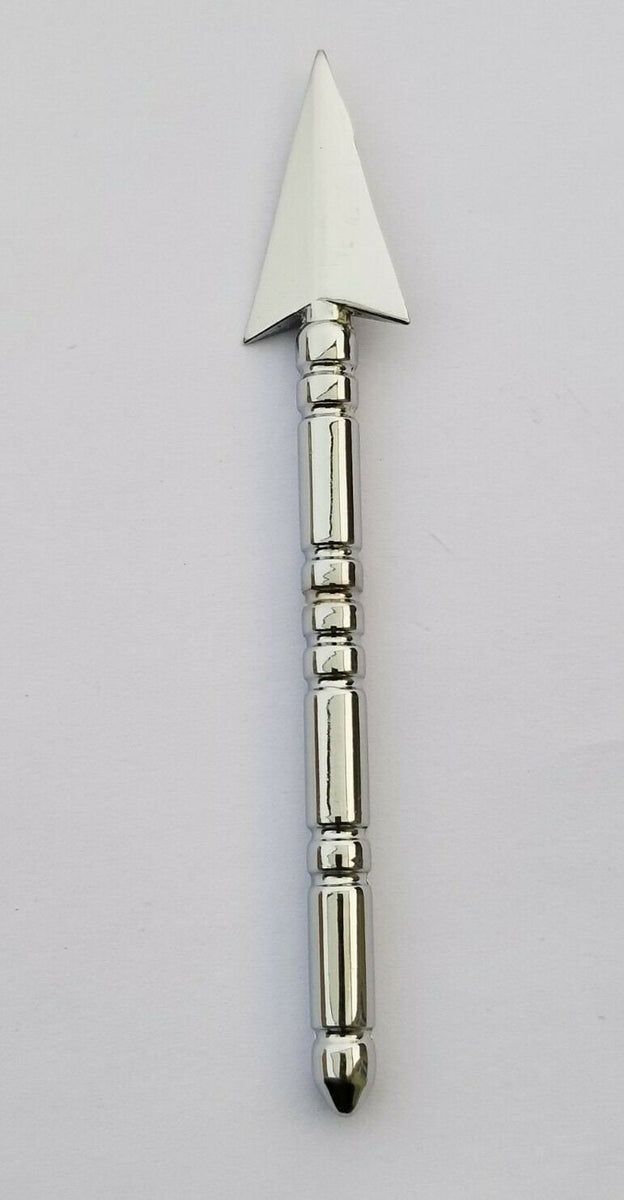 Stainless steel punjabi sikh singh kaur dumala shastar solid teer armo ...