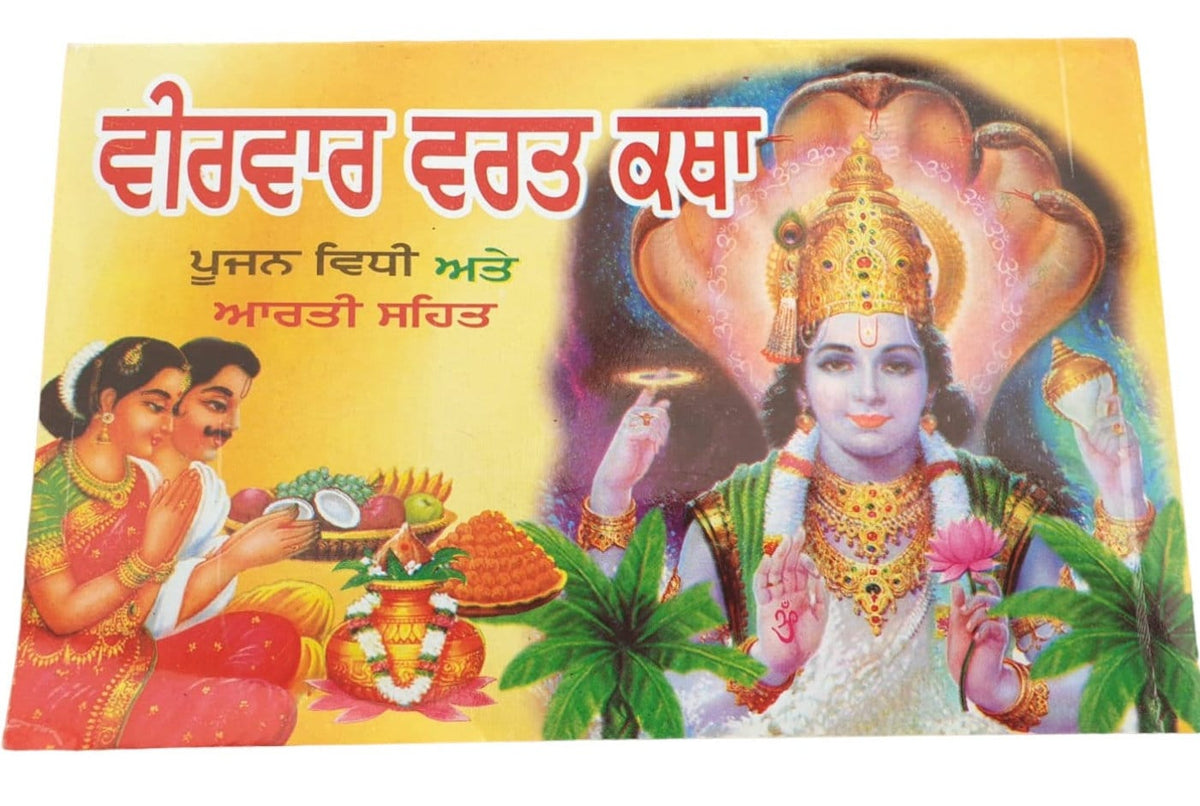 Veervaar Vrat Katha Thursday Katha in Punjabi Hindu Fasting Book Good ...