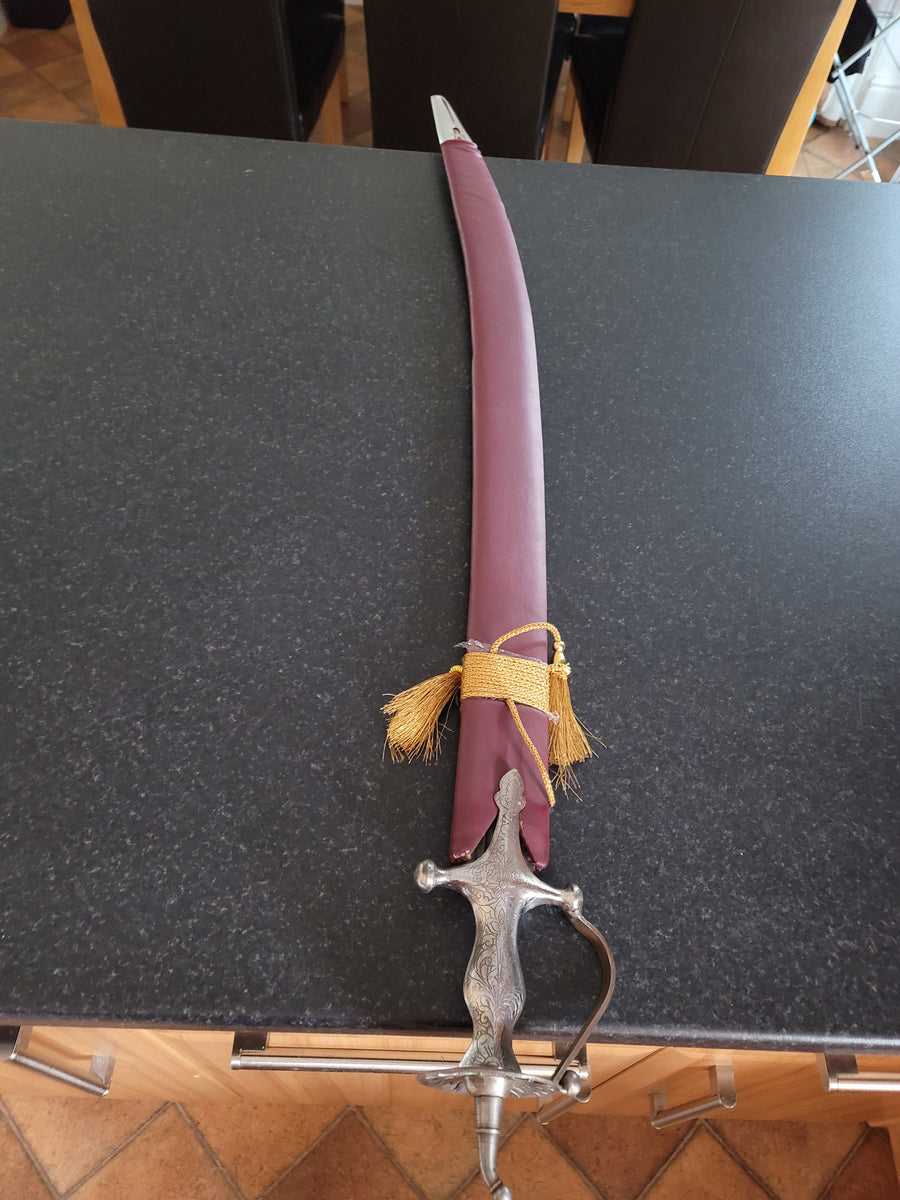 Sarbloh Maharaja Jassa Singh Ramgarhia Shamsheer design Sword Kirpan H ...