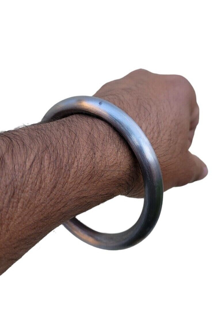 Sarbloh Kara Sikh Kada Kakaar Iron Round Karha Singh King Loha Bangle ...