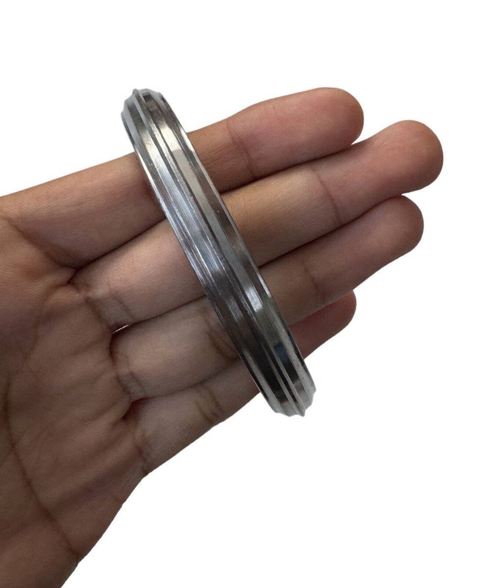 Pure Iron Kara Smooth One Edge Sarbloh Kada Sikh Bangle Singh Kaur Kha ...